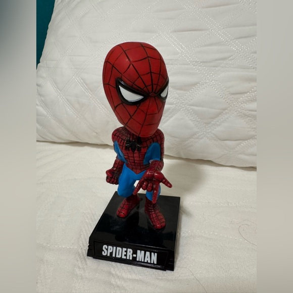 Marvel | Toys | 3 For Funko Wacky Wobbler Spiderman Bobblehead Marvel ...